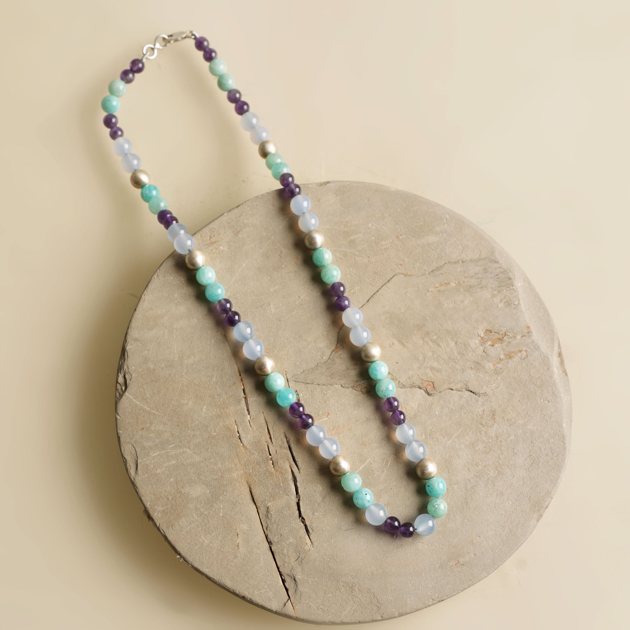 Azure Harmony Necklace | Prayer | Le Mill